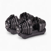 Adjustable Dumbbells Set, 2.5-40kg Changeable Weights Pair Home Gym 24 ...