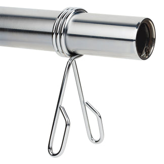 Olympic 2" Spring Collars 50mm Barbell Bar Clips 1" 25mm Dumbbell inch ...