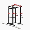 Power Rack Squat Cage with Weight Home Gym Pull & Half Up Bar Mirafit ...