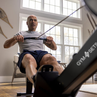 Row Erg - Rowing Machine 2.0 Fitness Seated Electronic Foldable Rower ...